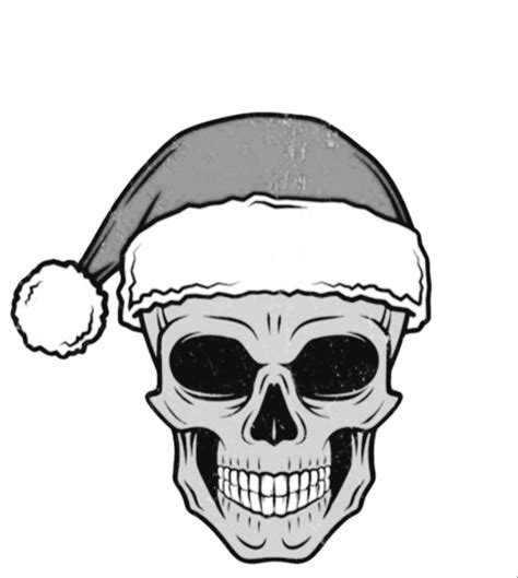 Пин от пользователя Алеся на доске Новогодние шаблоны Череп Дед мороз Мелки