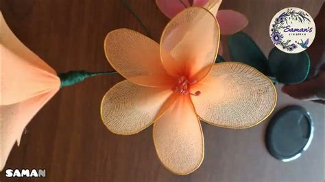 ස්ටොකිනට් මල් හදමු Samans Creative Srilanka Flower Decoration Samans Creative Youtube