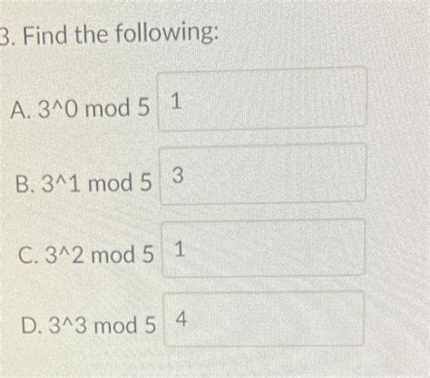 Solved 4 Using Your Solution To Problem 3 Write Down The