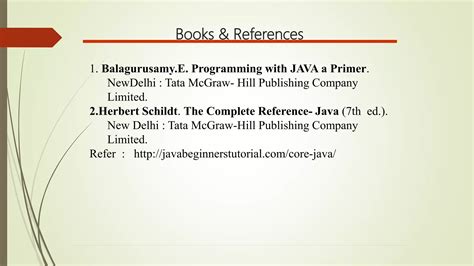 Introduction To Java Pptx