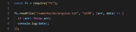 Guia Para O File System Do Node Js Valdir Alves JavaScript Node