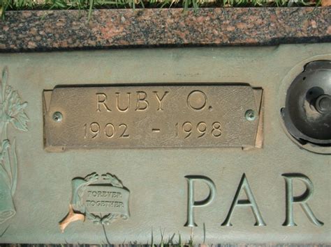 Ruby Ora Grainger Parkin 1902 1998 Find A Grave äreminne