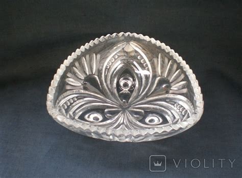 Кришталева вазочка для цукерок 113189166 купити Violity