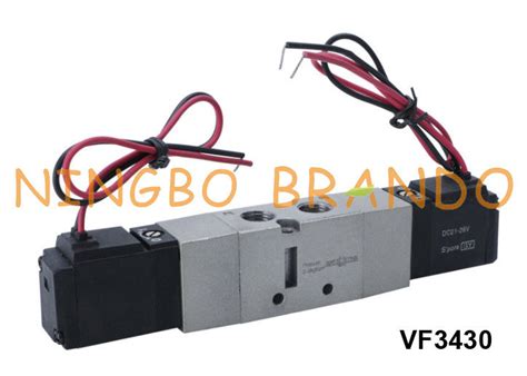 VF3430 SMC 종류 공기 공기 솔레노이드 밸브 5 3 방식 24VDC 220VAC