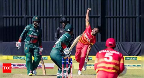 Zimbabwe Vs Bangladesh 1st Odi Live Score The Times Of India
