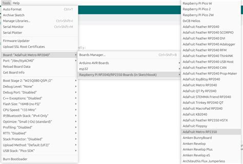 Arduino Ide Setup Adafruit Metro Rp2350 Adafruit Learning System