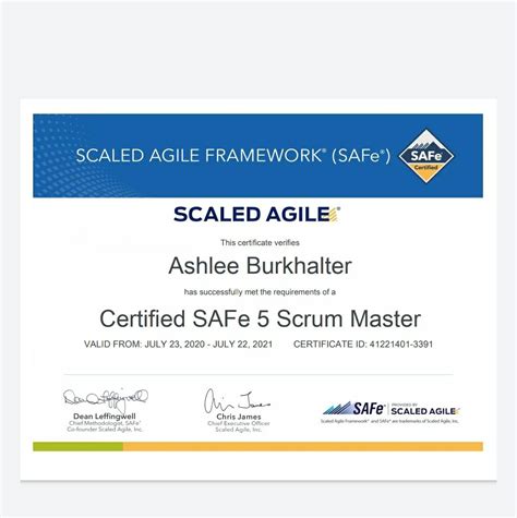 Ashlee B On Linkedin Scrummaster Scrumtraining Safescrummaster Safe5 Safeagilist