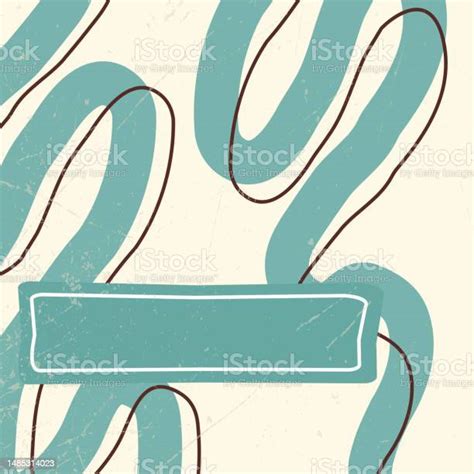 현대적인 복고풍 배경 텍스트를 위한 장소가 있는 아트 오점 추상적인 선 점 질감이 있는 모양 인쇄 소셜 미디어 배너 포스터 디자인을 위한 벡터 일러스트레이션 0명에 대한