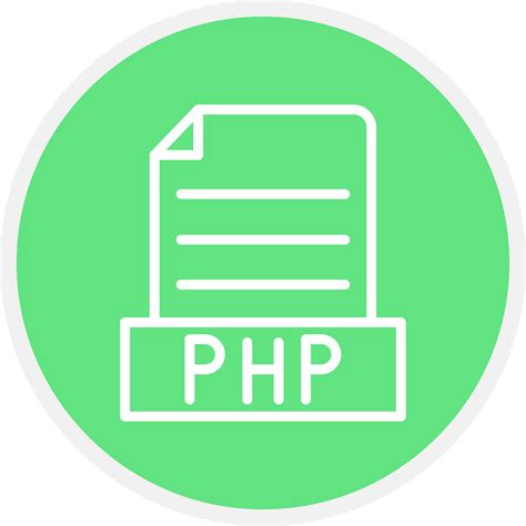 Php Creative Icon Design 32081906 Vector Art At Vecteezy
