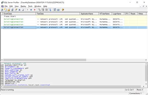 SQL Server Profiler Create A Trace Sql Server Profiler Tutorial