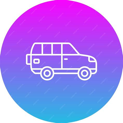 Premium Vector Wagon Car Icon
