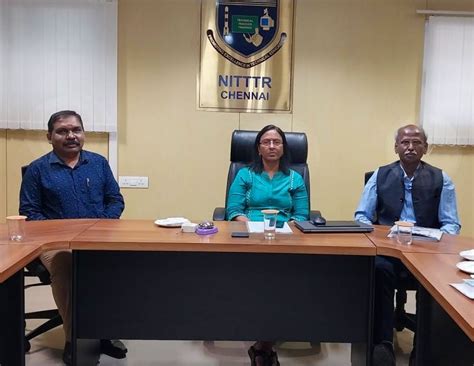 nitttr chennai on linkedin prof dr usha natesan director nitttr chennai held fruitful discussions