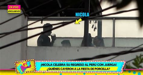 Nicola Porcella Celebró Su Regreso Al Perú Con Fiesta ¿quiénes Asistieron