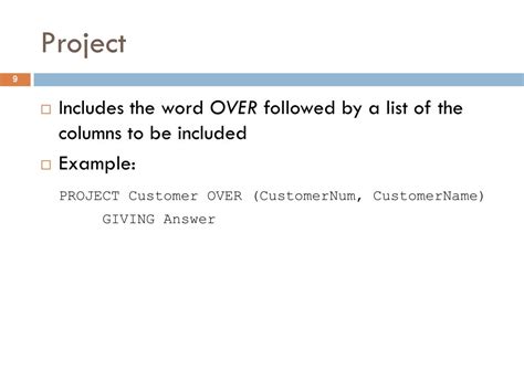 Ppt The Relational Model 1 Introduction Qbe And Relational Algebra Powerpoint Presentation