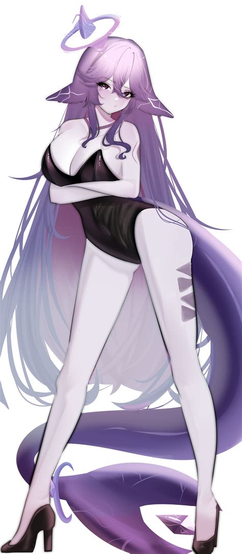 Shylia Megalodon Vtuber Indie Virtual Youtuber Absurdres Highres 1girl Bare Shoulders