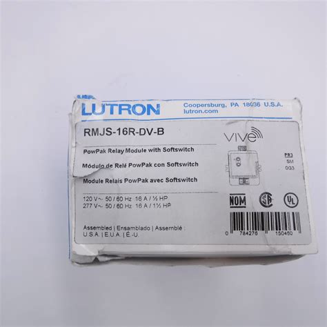 Lutron Powpak Relay Module With Softswitch 16a General Purpose Switch 120 277v Oneclick Warehouse