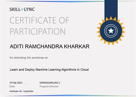 Aaditi Kharkar On Linkedin Towards Machine Learning Much Helpful Workshop Conducted By