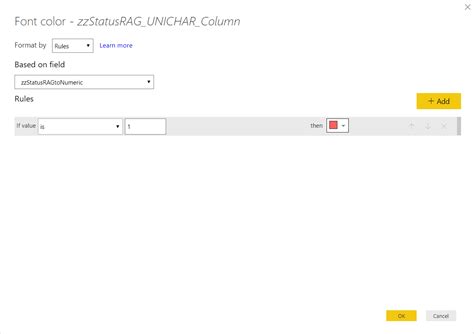 Solved Conditional Formatting Based On Text Microsoft Fabric Community