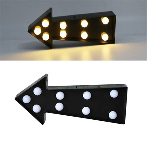 3d Arrow Sign Light Led Arrow Shaped Sign Lighted Grandado
