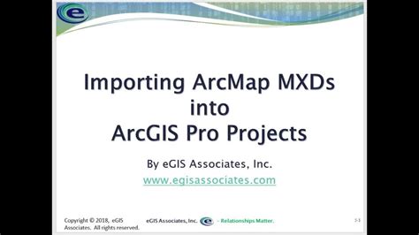Importing Arcmap Mxd Files Into Arcgis Pro Projects Geospatial Training Services