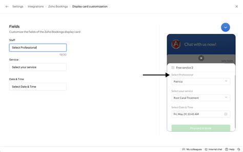 Integrating Zoho Bookings With Zoho Salesiq