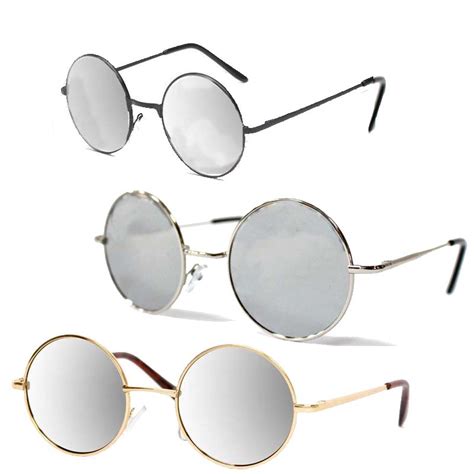 Round Mirror Lens Sunglasses Cappels