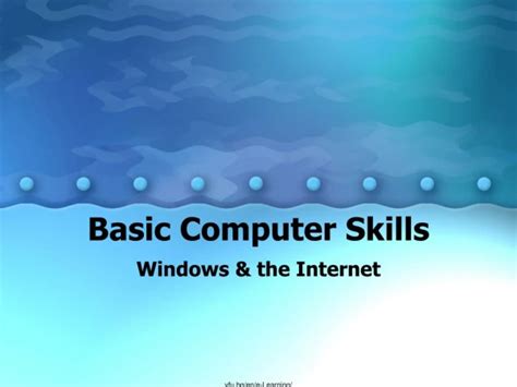 PPT BASIC COMPUTER SKILLS PowerPoint Presentation Free Download ID 9493959