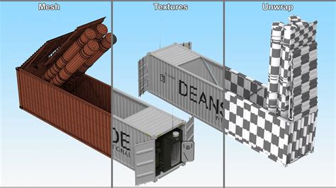 3d 40ft Containerized Missile System In Ready Position Turbosquid 2433531