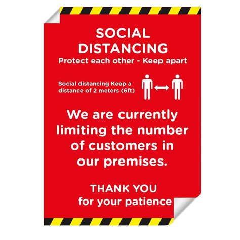 limiting the number of customers exterior poster rock solid graphics