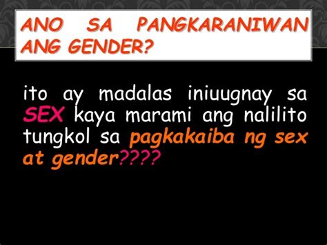 Basic Gender Sensitivity Training