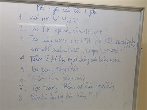 Ap 15 Php 4 Php Kết Nối Tới Mysql đăng Nhập Và Hiển Thị Dữ Liệu