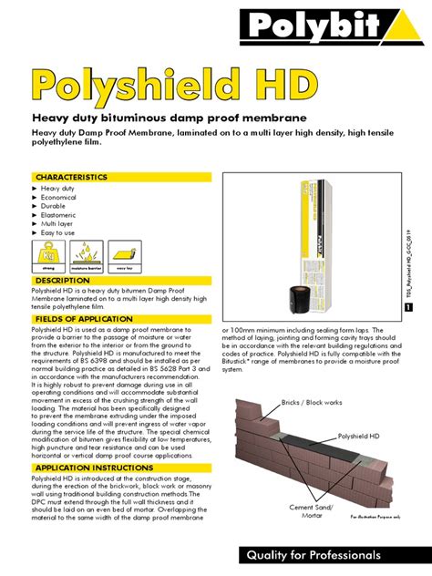 Mea Polybit Tds Polybit Polyshield Hd En Mea Pdf Asphalt Materials
