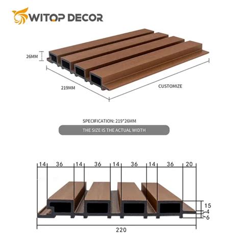 Wpc Pvc Cladding Boards Wpc Wall Cladding Exterior New Material Wpc Slatted Cladding 3 6m Wall
