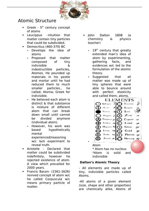 Basic Chemistry Notes On Atomic Structure And Measurement Chemistry Stuvia US