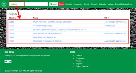 How To Find FDOT Projects Consultants