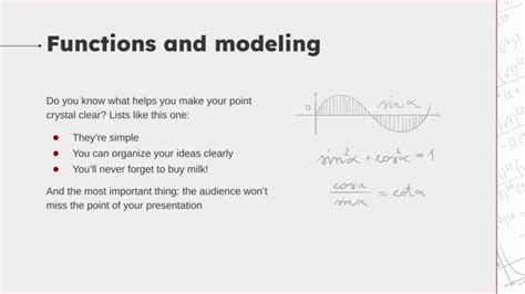 Pre Calculus Lesson For High Babe Functions And Modeling
