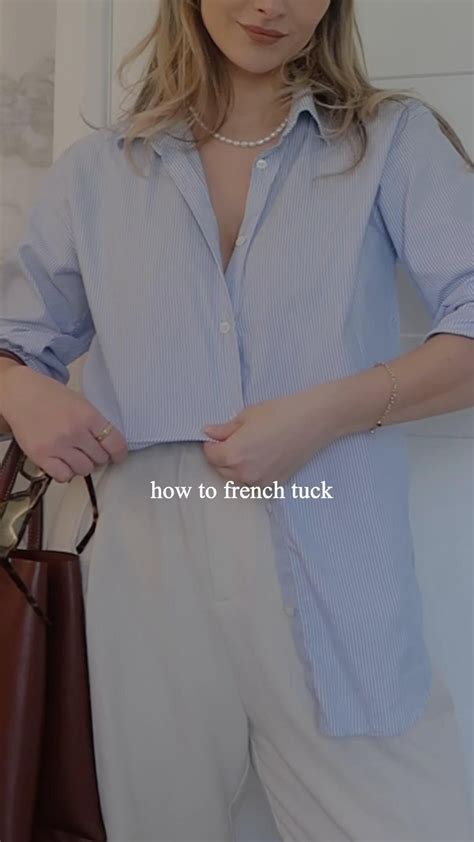French Tuck Hack By Fashioninflux Video Refashion Clothes Diy