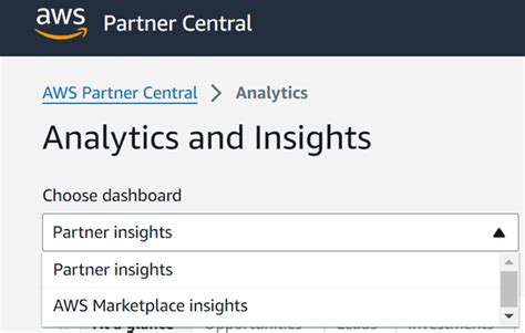 New Analytics And Insights Dashboard Features In Aws Partner Central Aws Partner Network Apn