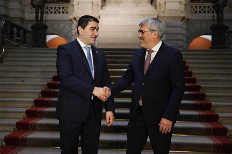 შალვა პაპუაშვილი შვეიცარიის კონფედერაციის ეროვნული საბჭოს პრეზიდენტს შეხვდა