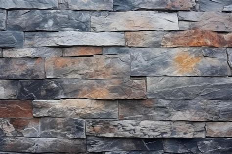Premium Photo Natural Stone Slate In Natural Tones And With A Rustic Surface Very Suitable