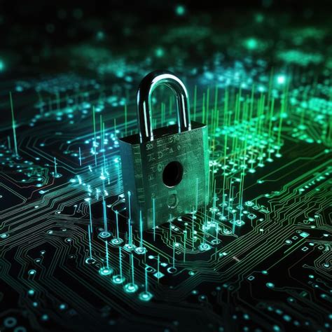 Premium Ai Image Guarding The Future Forging A Visual Identity With A Background Image On