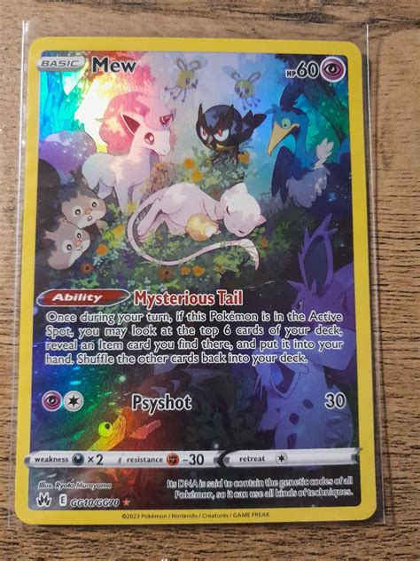 Pokémon Tcg Karta Crown Zenith Mew Crz Gg 10 Aukro
