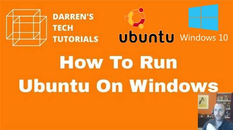 How To Run An Ubuntu Vm On Windows YouTube