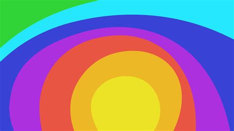 colorful rainbow concentric circles illustration 49457325 vector art at