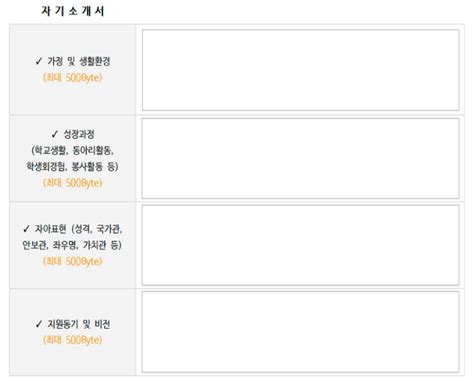 2022 군무원 자기소개서 작성법 네이버 블로그