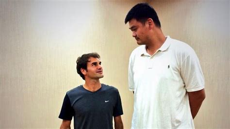Roger Federer E Yao Ming Due Giganti Dello Sport