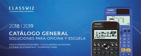 Presentamos El Nuevo Catálogo De Calculadoras Casio Casio Educación