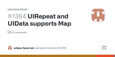 Uirepeat And Uidata Supports Map · Issue 1364 · Jakartaeefaces · Github