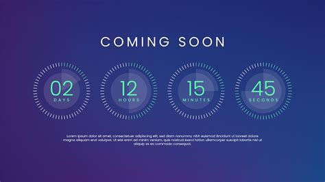 Premium Vector Coming Soon Countdown Website Timer