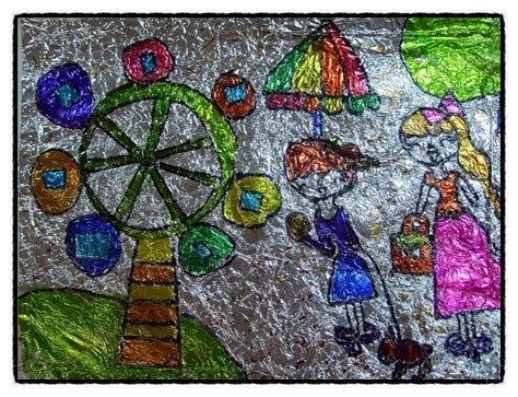 동두천다빈치미술학원 은박지그림 네이버 블로그